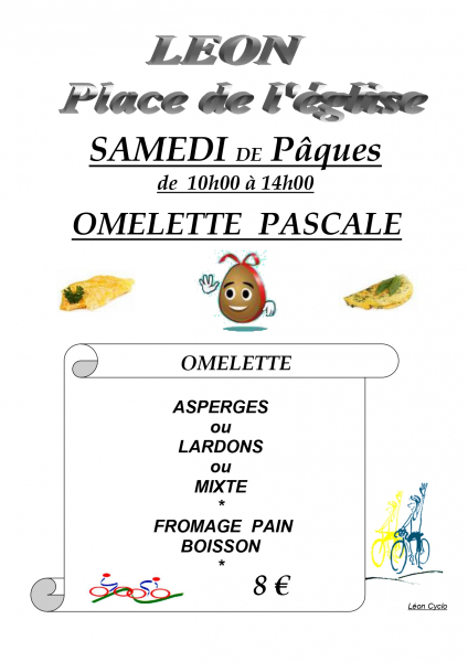 Omelette Pascale - Site officiel de la Commune de Léon